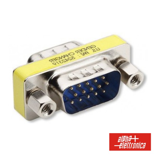 Ficha Adaptadora Vga 15P Hd Fêmea / Vga 15P Hd Macho - TecnoMartins.pt
