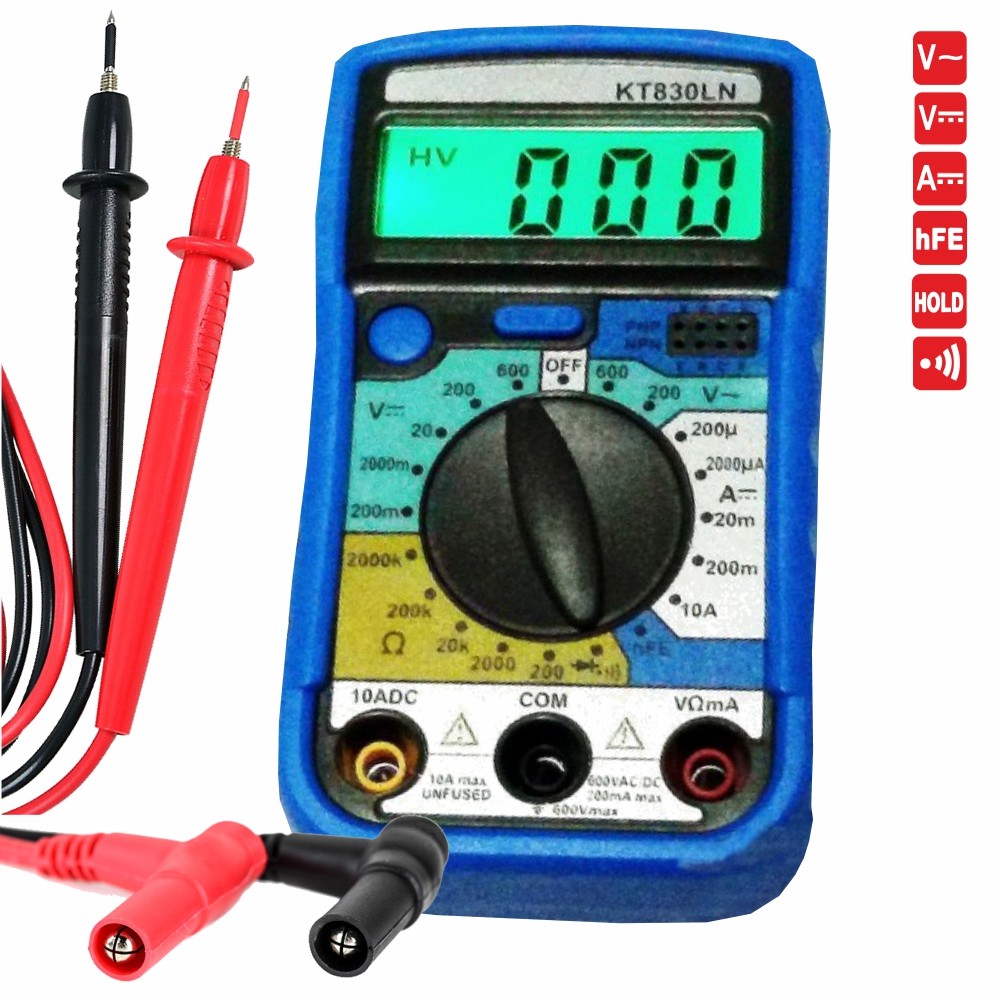 Multímetro Digital 3½ Dígitos Mini - TecnoMartins.pt