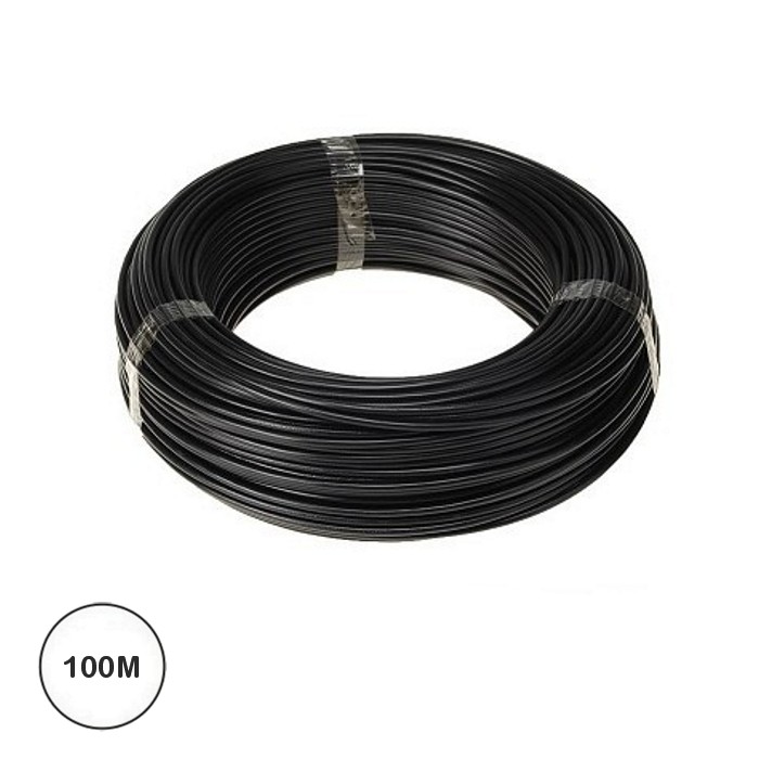 Fio Eléctrico Multifilar 1,5mm² (Bobine 100mt) - Preto - TecnoMartins.pt